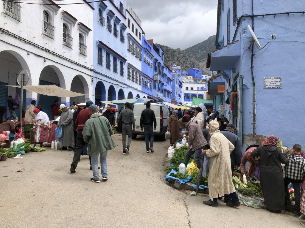 Chefchaouen-Street-Market-Day | The Postcard